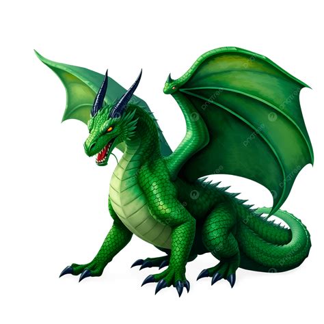 Clipart Drago Verde