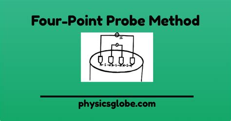 Four Point Probe Method Engineering Physics