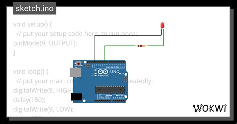 Xiia2 Fahri Ar Led Kelap Kelip Wokwi Esp32 Stm32 Arduino Simulator