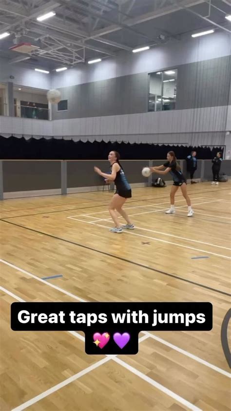 Great Practise For Ball Control And Timing On Jumps Netball Netballfamily Netballtraining