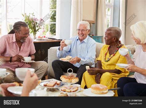 Group Senior Friends Image And Photo Free Trial Bigstock
