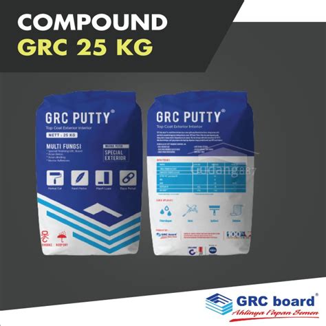 Jual Grc Putty 25 Kg Compound Semen Mortar Grc Dempul Putty