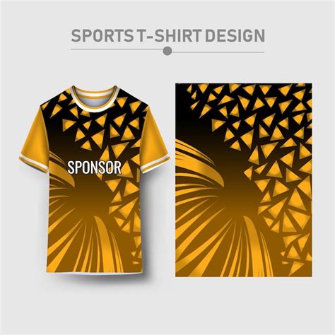 스포츠 유니폼과 스포츠 배경 디자인 프리미엄 벡터