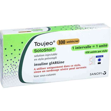 Toujeo 300 Einheitenml Solostar 15ml Pen 5x15 Ml