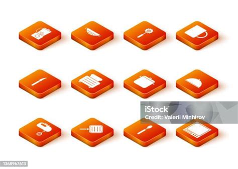 전기 믹서 프라이팬 나이프 토스트 숟가락 요리 냄비 전자 비늘 및 덮여 트레이 아이콘토스터를 설정합니다 벡터 3차원 형태에 대한 스톡 벡터 아트 및 기타 이미지 Istock