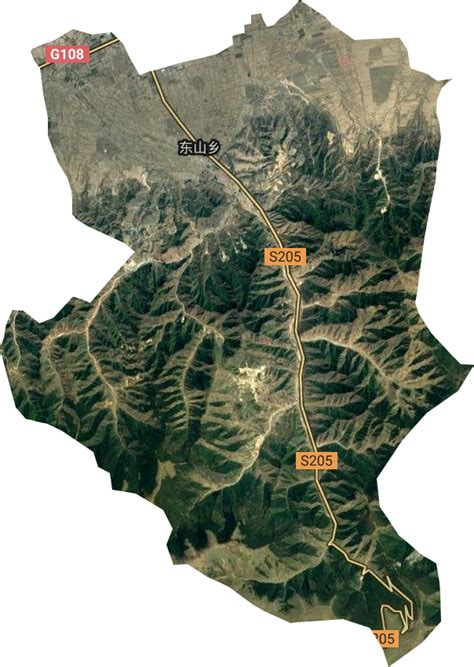 东山乡高清卫星地图