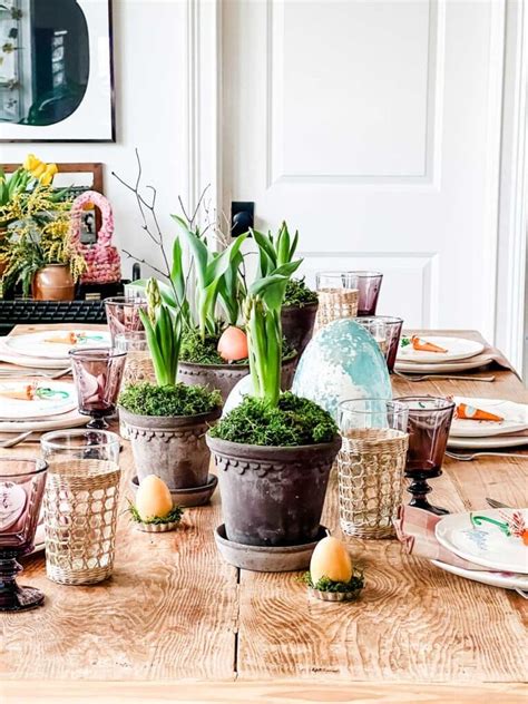 How To Set A Colorful Easter Table Setting Most Lovely Things