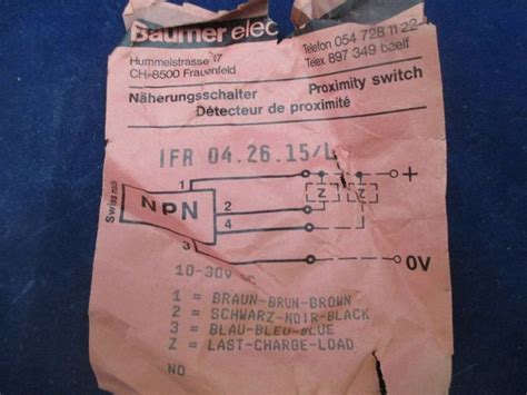 Baumer Ifr 04 26 15 L Inductive Sensor Process Industrial Surplus Corp