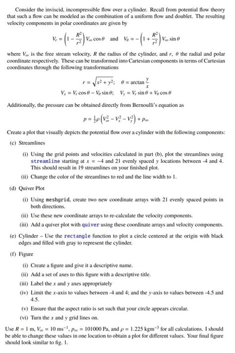 Consider The Inviscid Incompressible Flow Over A