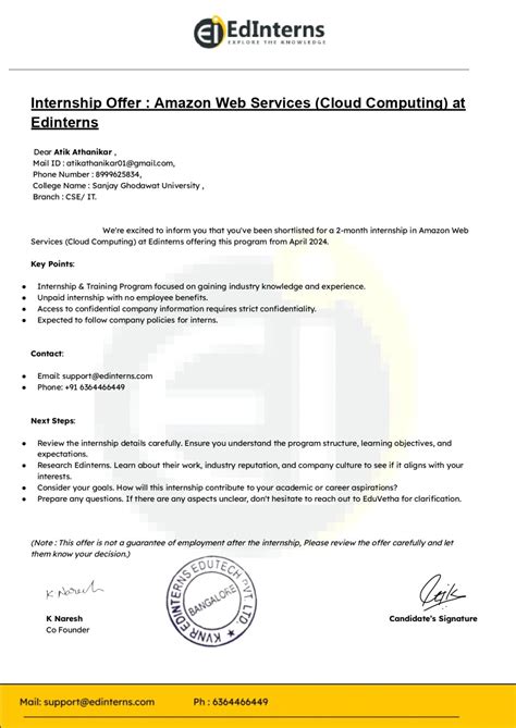 Atik Athanikar On Linkedin Cloudcomputing Internship Aws Azure