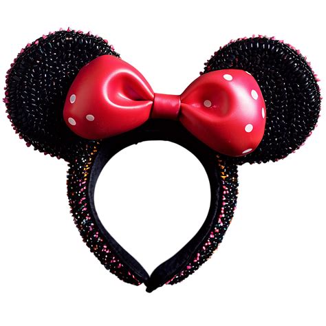 Beaded Minnie Mouse Ears Png Owp Png Image