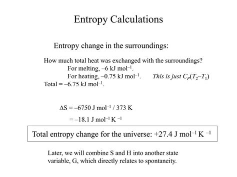 PPT Conservation Of Entropy PowerPoint Presentation Free