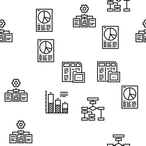 Analyze Infographic Vector Seamless Pattern 10144962 Vector Art At Vecteezy