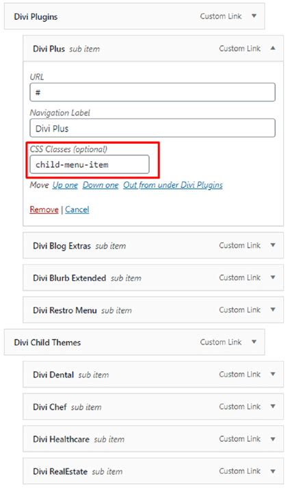 How To Create A Mobile Foldable Nested Menu For Divi Divi Extended