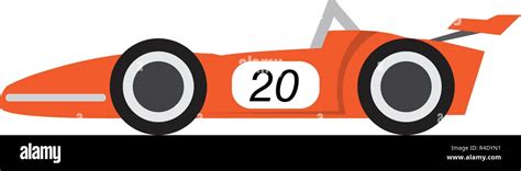 Side View Of A Racing Car Stock Vector Image And Art Alamy