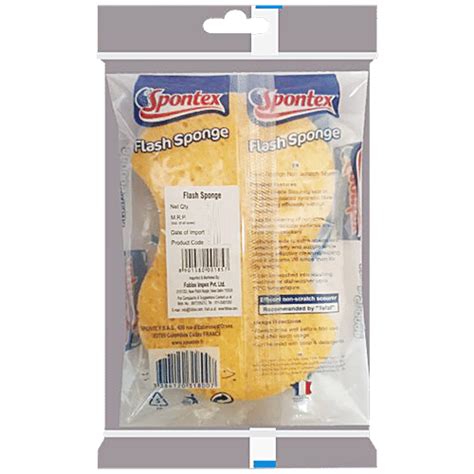 Buy Spontex Flash Sponge Efficient Non Scratch Cleaner Ideal For Non Stick Cookware Online At