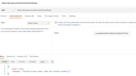 Get Account Settings Api Issues Api And Webhooks Zoom Developer Forum