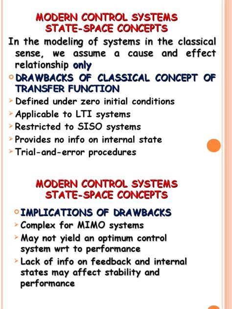 e707 modern control 2 pdf eigenvalues and eigenvectors applied