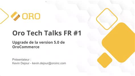 Oro Tech Talks Fr 1 Orocommerce Upgrade Et Tech Stack Version 5 0 Youtube