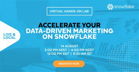 Virtual Hands On Lab Accelerate Your Data Driven Marketing On Snowflake