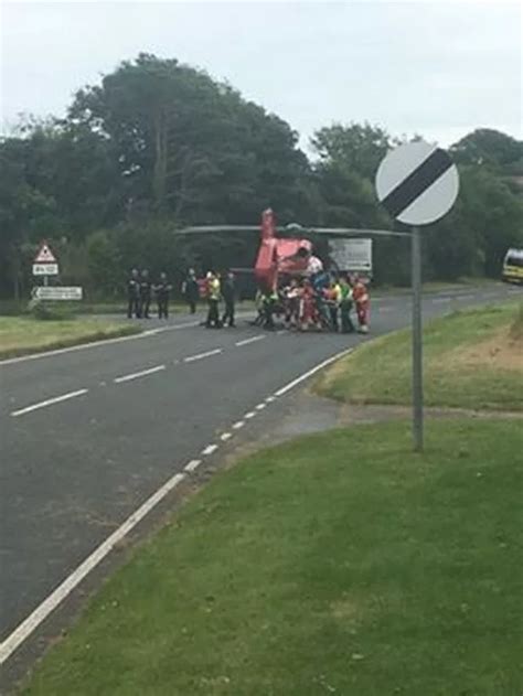 A Female Cyclist Remains In A Critical Condition After Crash During A