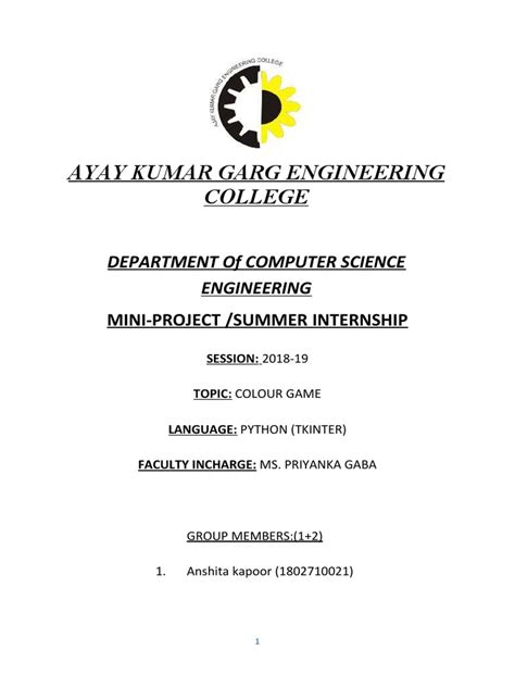 05 Mini Project Report Download Free Pdf Python Programming Language Graphical User