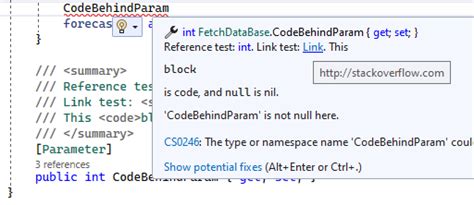 Links And References From Xml Documentation Tags Appear As Plain Text · Issue 8432 · Dotnet