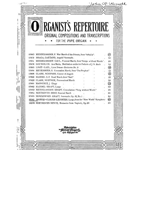 Symphony No9 Op95 Dvořák Antonín Imslp Free Sheet Music Pdf