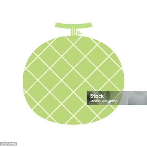 Melon Vector Melon On White Background Wallpaper Logo Design Stock Illustration Download Image