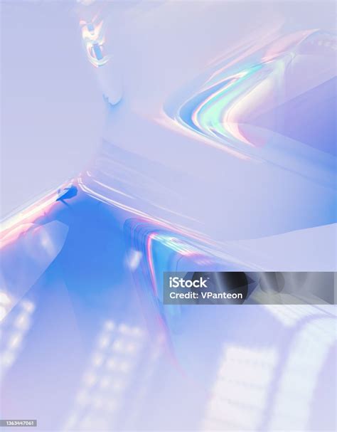 3d 렌더링 재료 홀로그램 그라데이션 현대 미술 포스터 템플릿 색채 가성 효과 유리 3d 렌더링 그라데이션에 대한 스톡 사진 및 기타 이미지 Istock