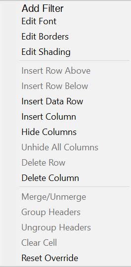 Add Schedule Filters Directly To The Column Header Autodesk Community