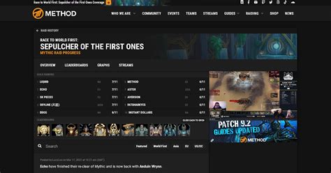 Rwf Vault Of The Incarnates Raid Race Graphs Method