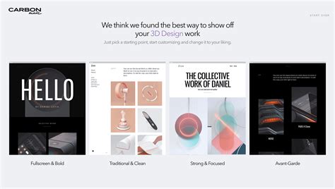 How To Make A 3d Design Portfolio In 15 Minutes With Carbonmade