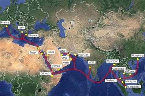 The Aae1 Submarine Fiber Optic Cable Experienced A Malfunction In The