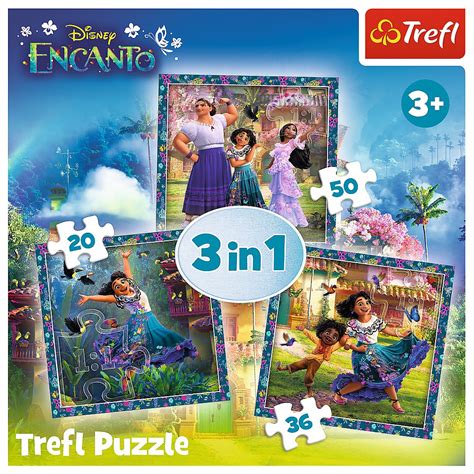 Puzzle Trefl 3in1 Bang Disney Encanto Eroii Din Encanto