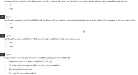 Solved Pulmonic Stenosis Is Characterized By Resistance To