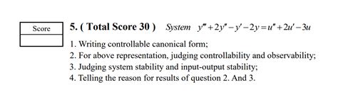 Solved 《modern Control Theory》 Course Hero