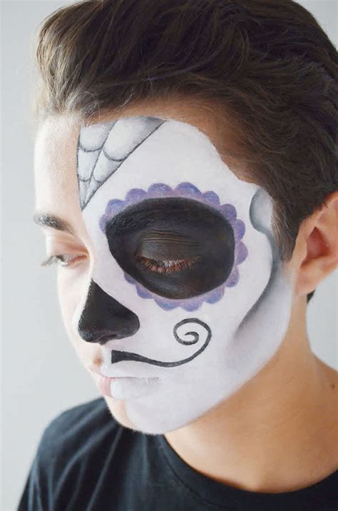 Dia De Los Muertos Makeup Man Tutorial
