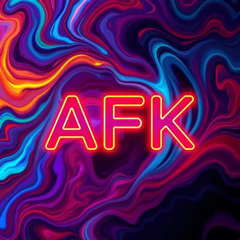 Colorful Abstract Background With Afk Text Free Download Ai Scribbles