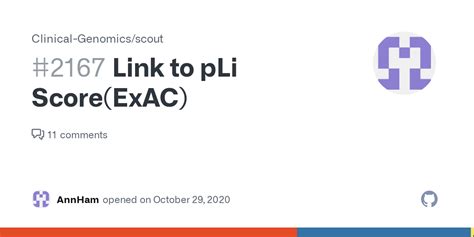 Link To Pli Score Exac · Issue 2167 · Clinical Genomics Scout · Github