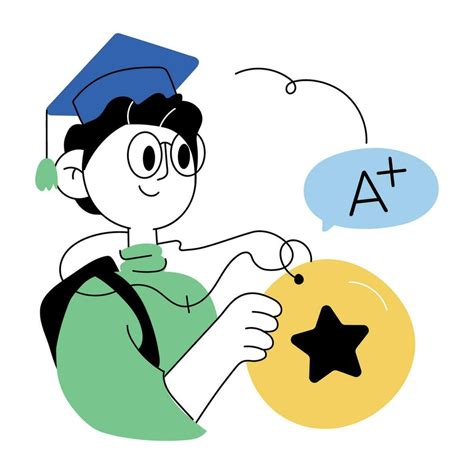 Trendy Student Award 34798130 Vector Art At Vecteezy