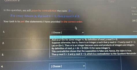 Solved In This Question We Will Prove By Contradiction The