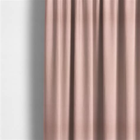 Austin Low Velour Chenille Velvet Soft Upholstery Fabric Pink Colour