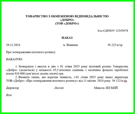 Штатний розпис затверджуємо щороку • Factoracademy