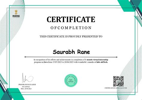 Saurabh Rane On Linkedin Internshipcompletion Java Thankful Internship