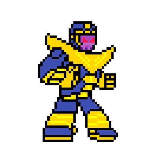 Pixilart Thanos Sprite 2 By Themadtitan