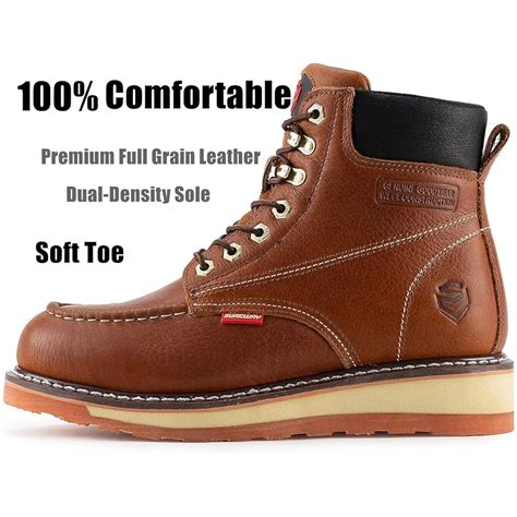 Eh Safety Rated Boots Sureway Mens 8 Inch Wedge Work Boots Steel Toe