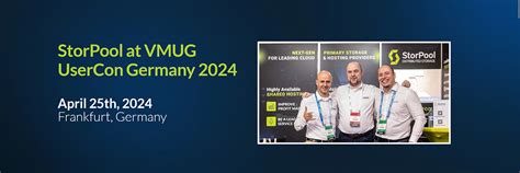 Meet Storpool Storage At Vmug Usercon Germany 2024