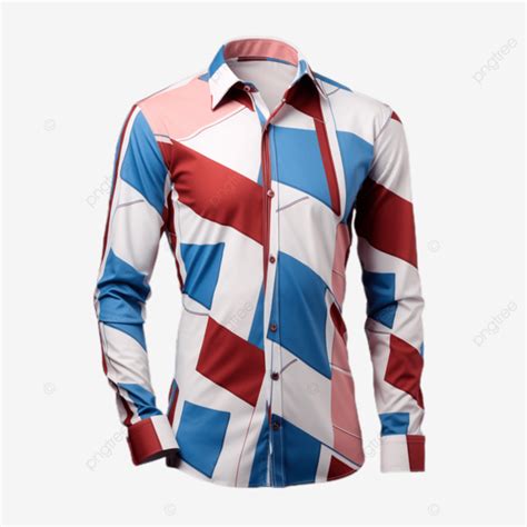 빨간색과 파란색의 캐주얼 남자 셔츠 숙녀 망 정장 Png 일러스트 및 이미지 에 대한 무료 다운로드 Pngtree