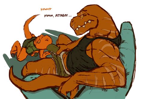 Rule 34 2017 Anthro Clothed Clothing Dialogue Dinosaur Dj Mixer Character Father Father And